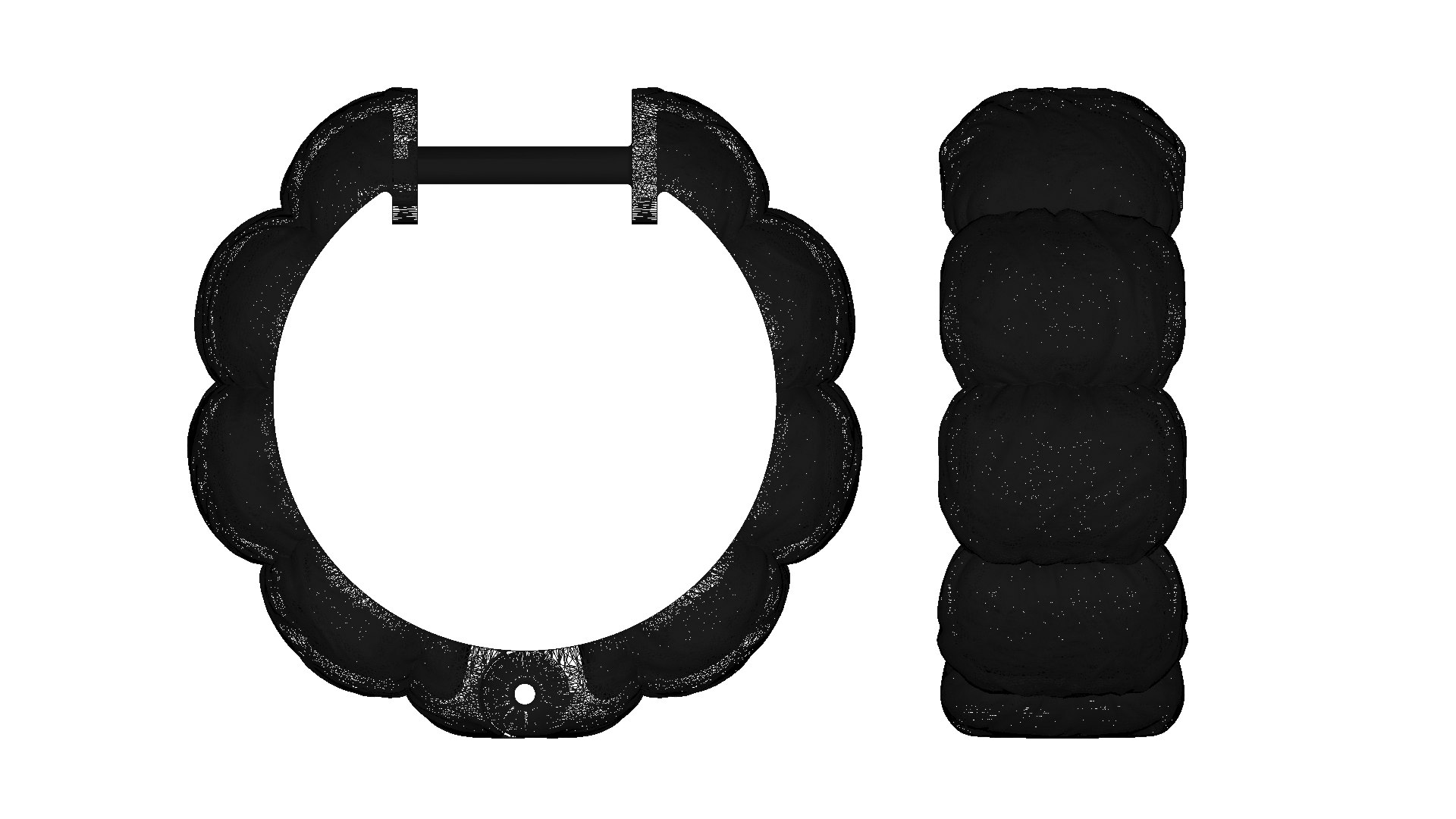 Fashion Down Jacket Earring E24 3D Print Model 3D - TurboSquid 2335684