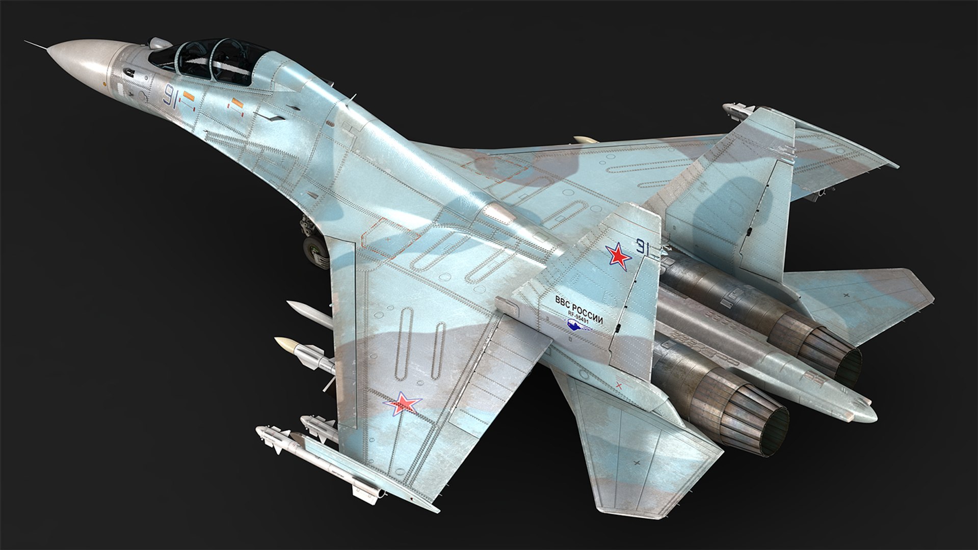 Sukhoi Su-30 3D - TurboSquid 1285332