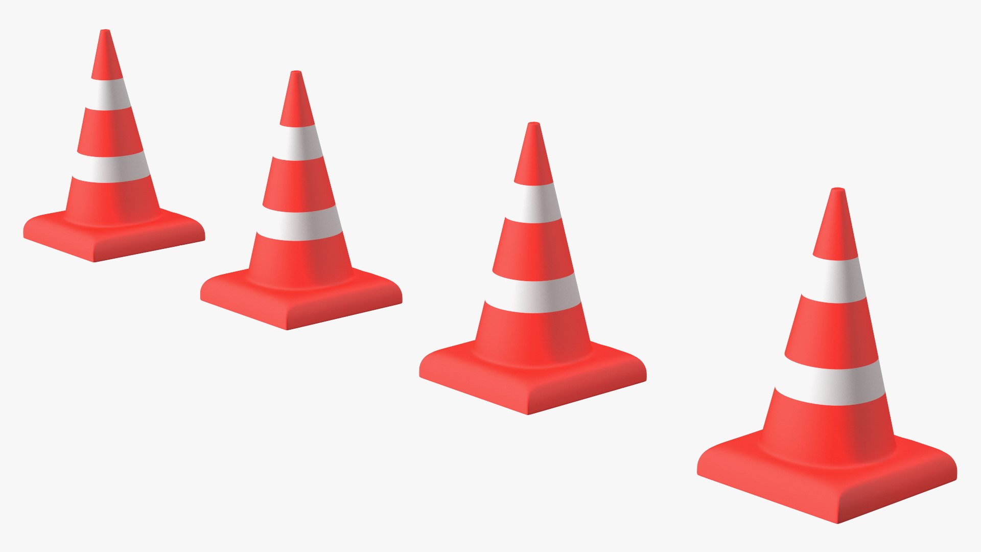 Dirty Road Worker Set Up Cone 3D - TurboSquid 2099246