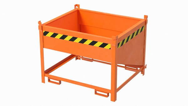 Silo Container with Front Flap 3D model - TurboSquid 1759886