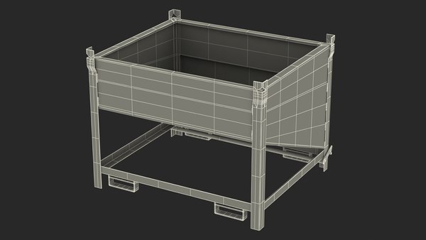 Silo Container with Front Flap 3D model - TurboSquid 1759886