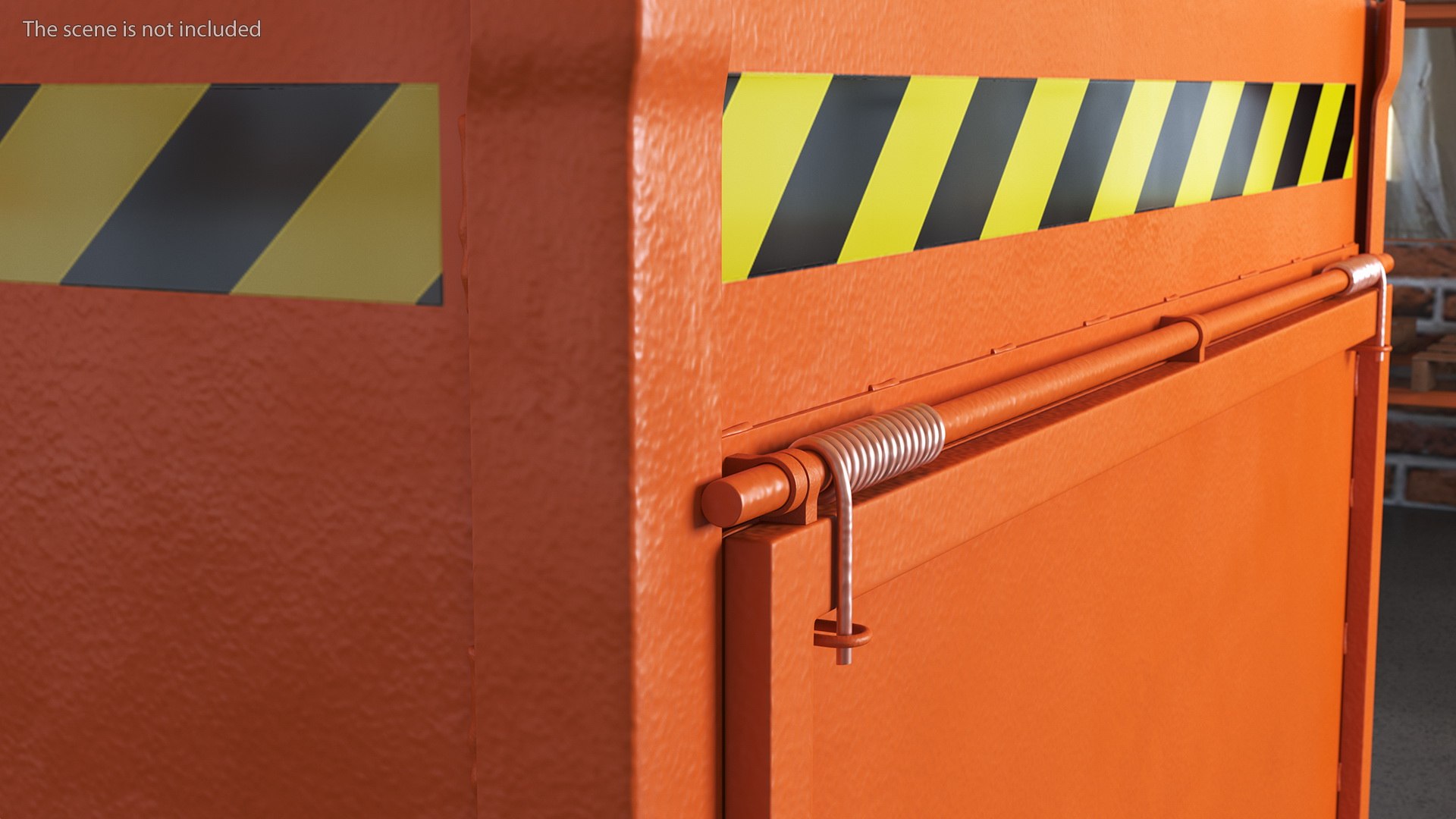 Silo Container With Front Flap 3D Model - TurboSquid 1759886