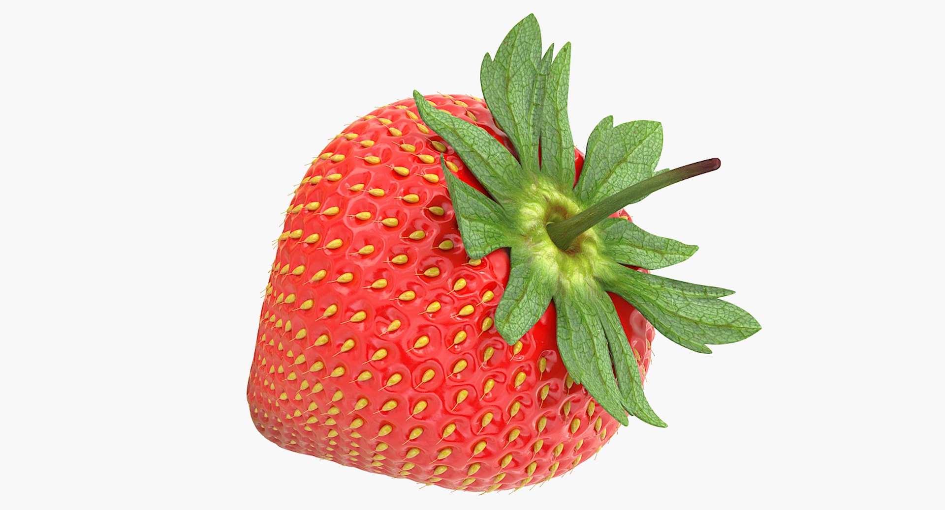 3D Realistic Strawberry 2 - TurboSquid 1168168