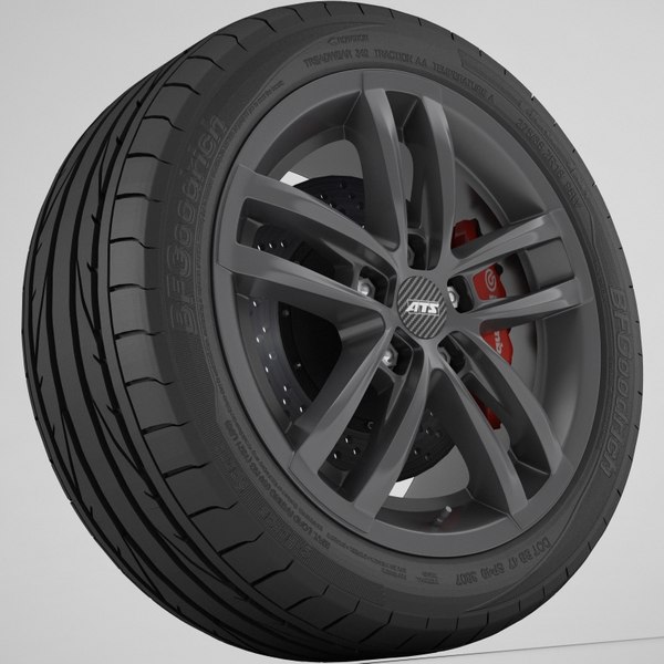 wheel ats radial 3d model