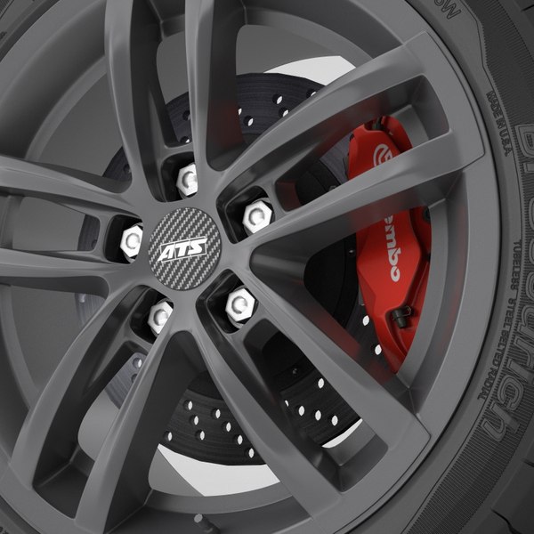 wheel ats radial 3d model