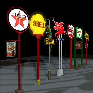 3d model auto garage prop 01