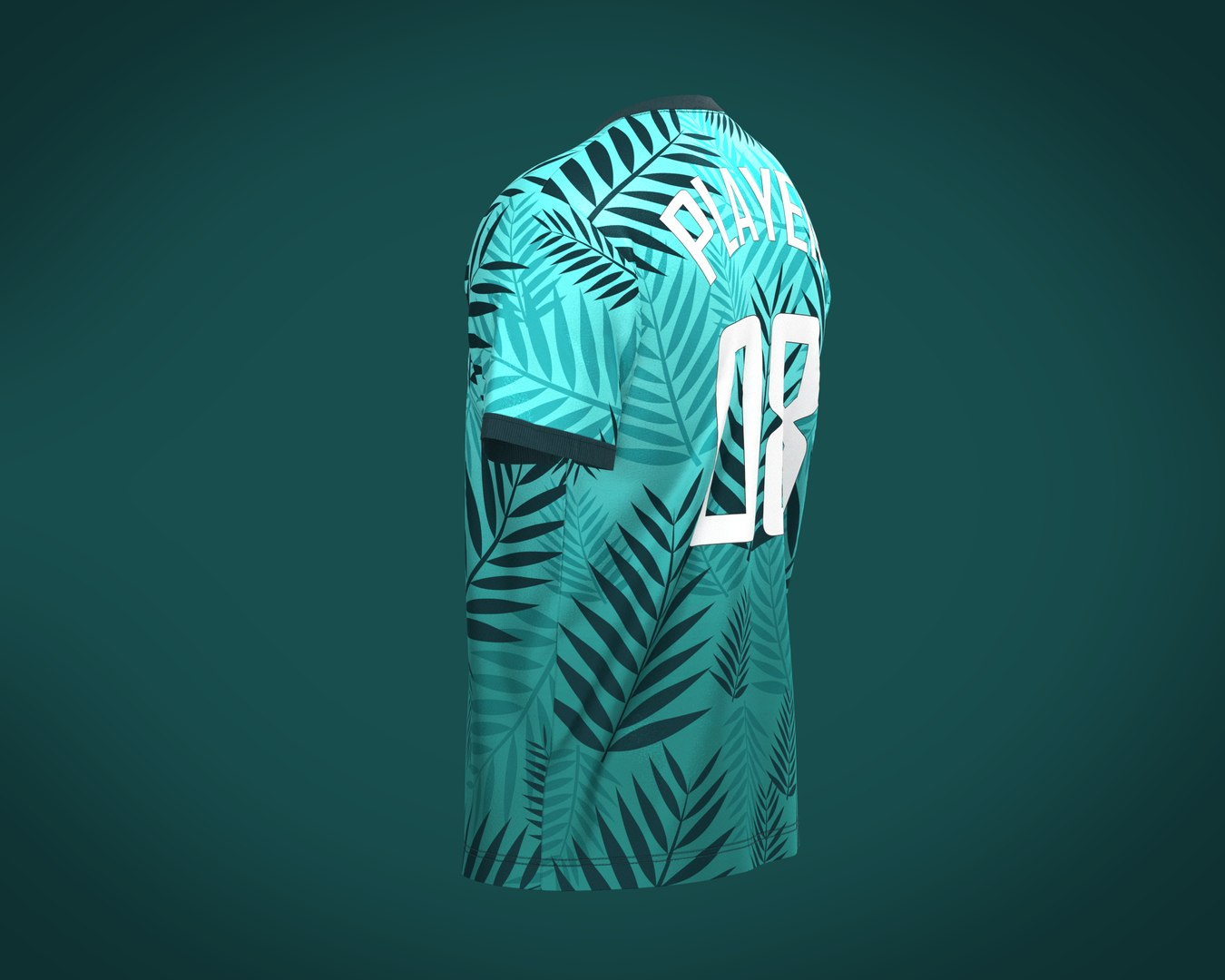 3D Soccer Jersey Player 08 - TurboSquid 1950235