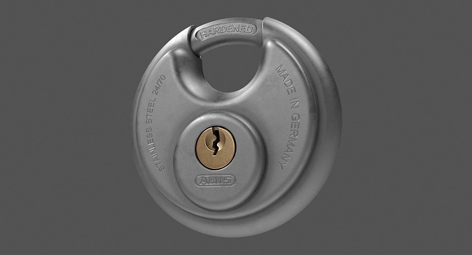 Disc Padlock Key Model - TurboSquid 1186875