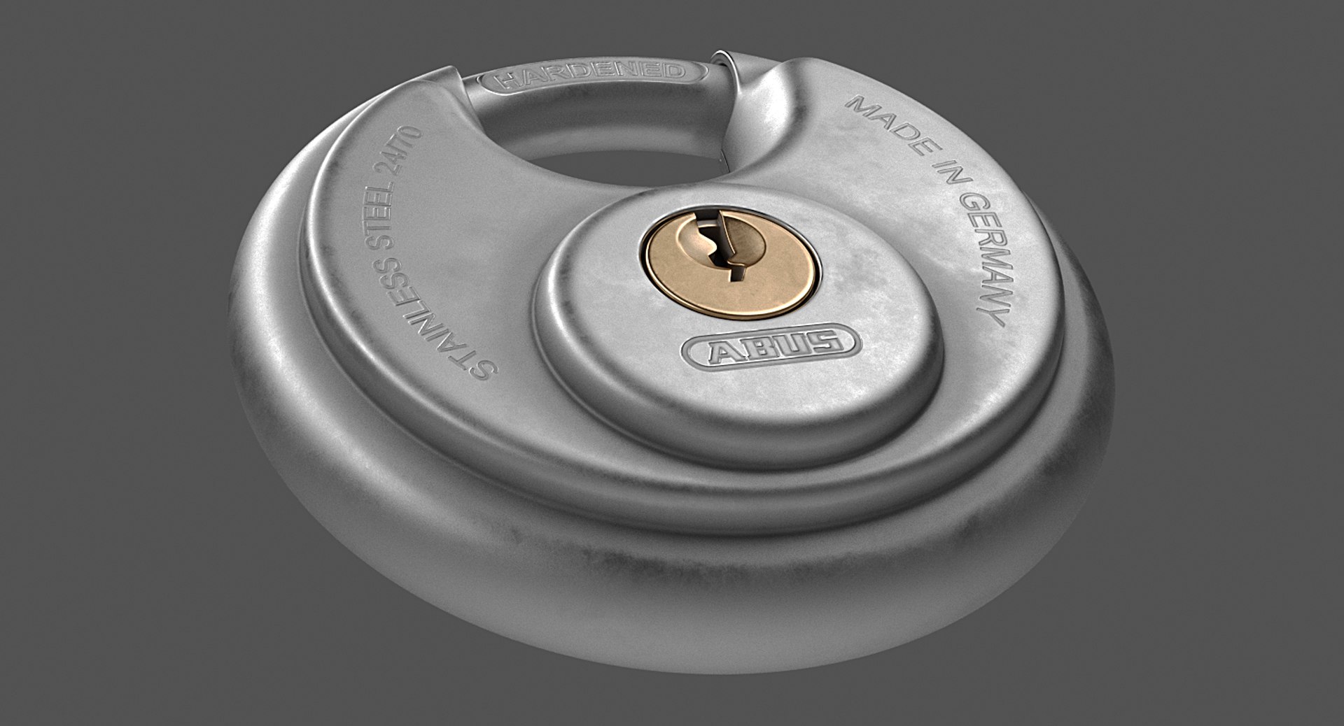 Disc Padlock Key Model - TurboSquid 1186875