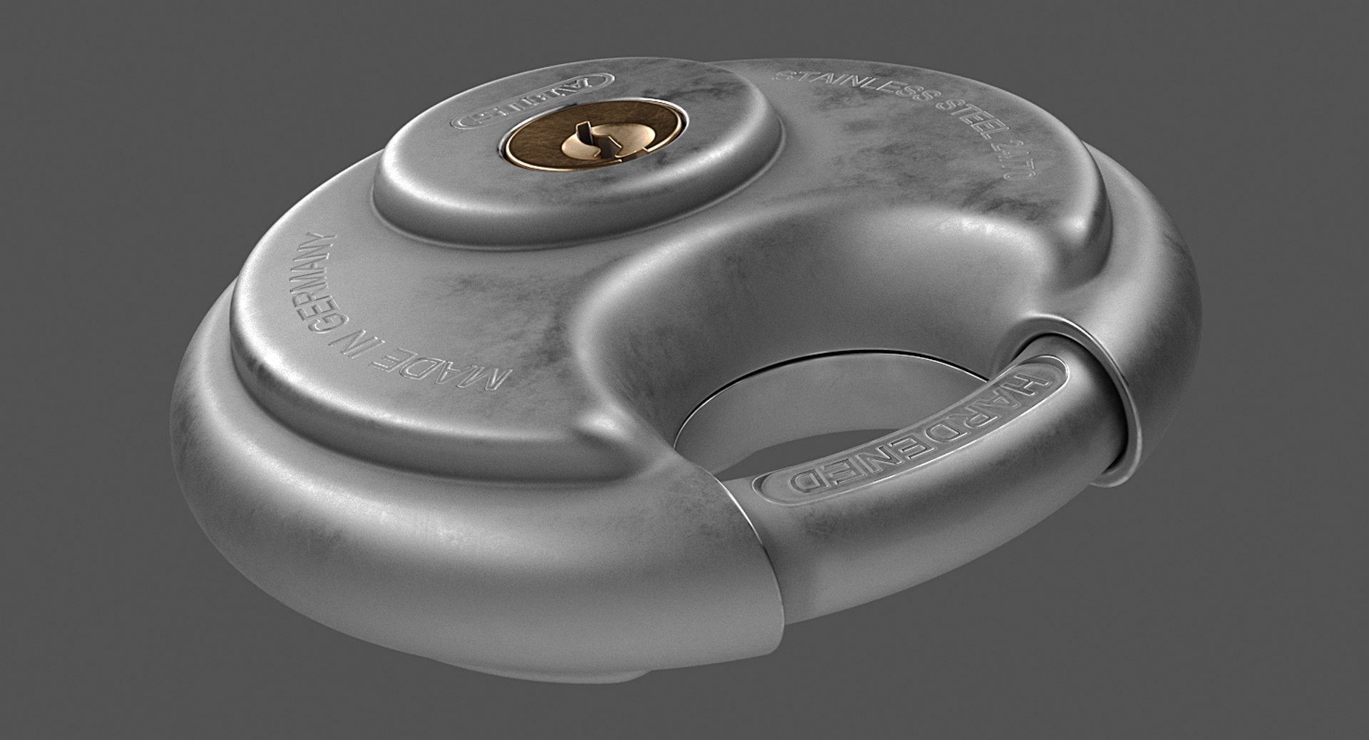 Disc Padlock Key Model - TurboSquid 1186875