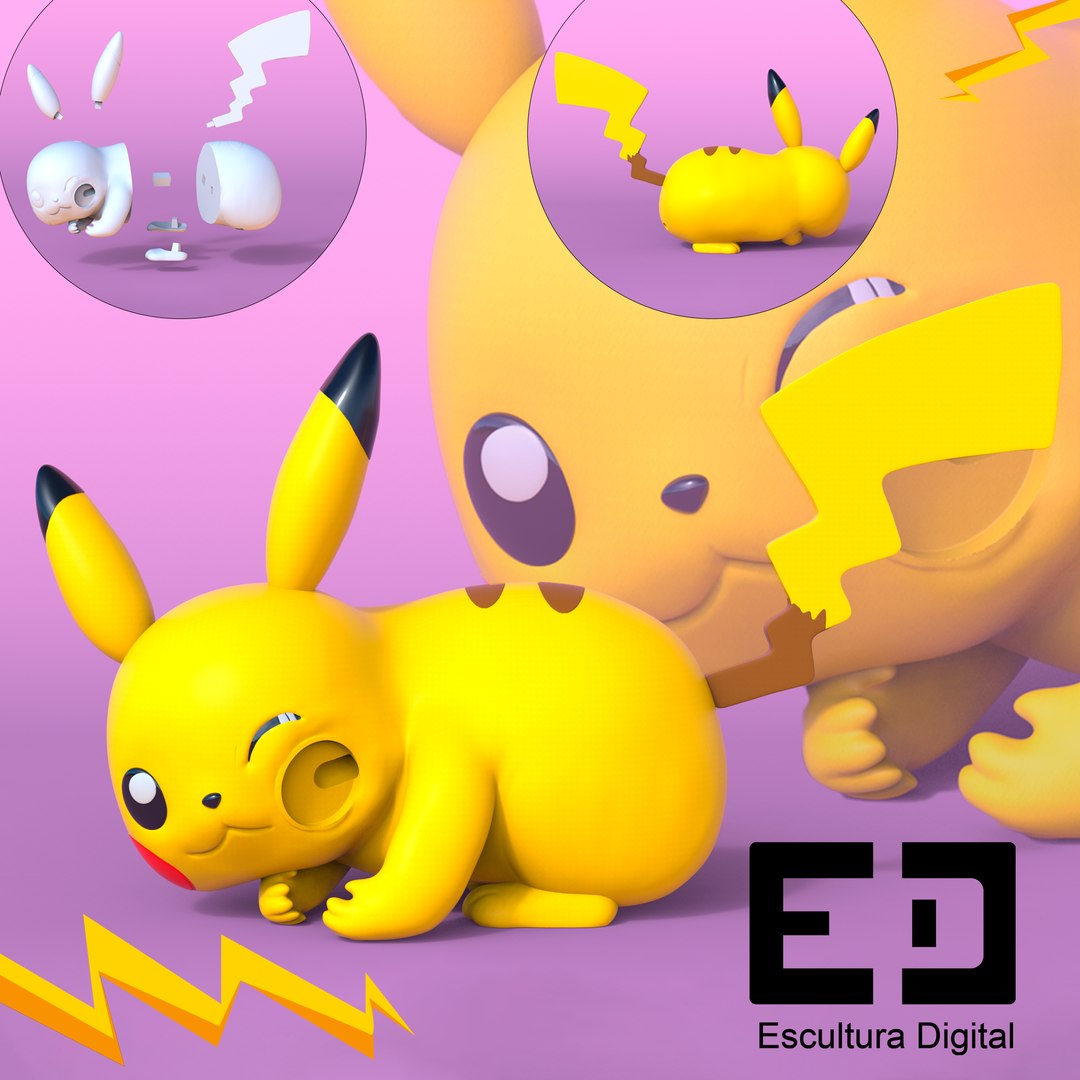 3D Pikachu -magsafe Model - TurboSquid 2355690