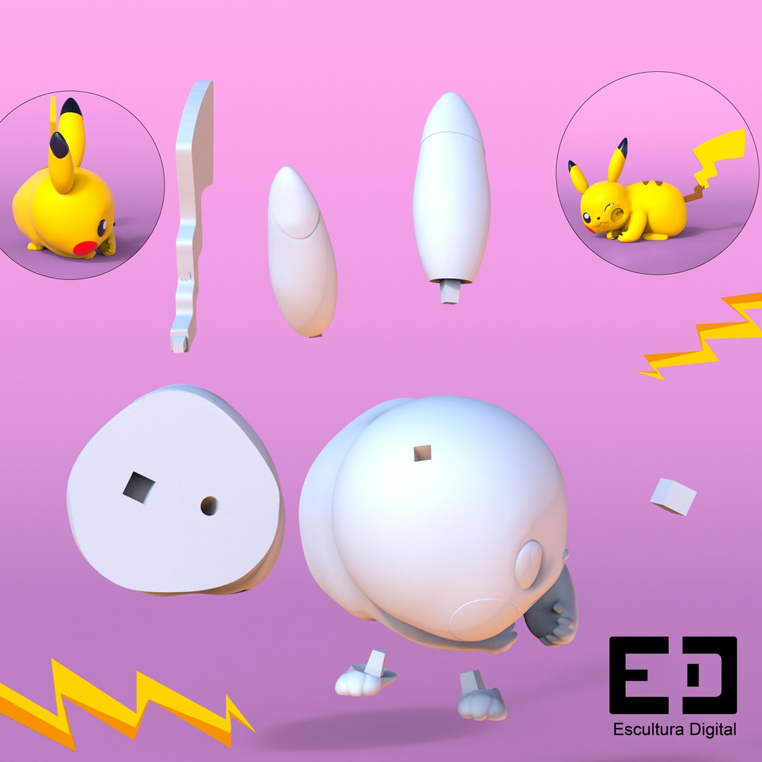 3D Pikachu -magsafe Model - TurboSquid 2355690
