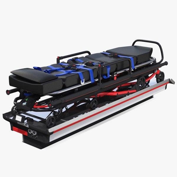 3D model ambulance stretcher folded - TurboSquid 1684631