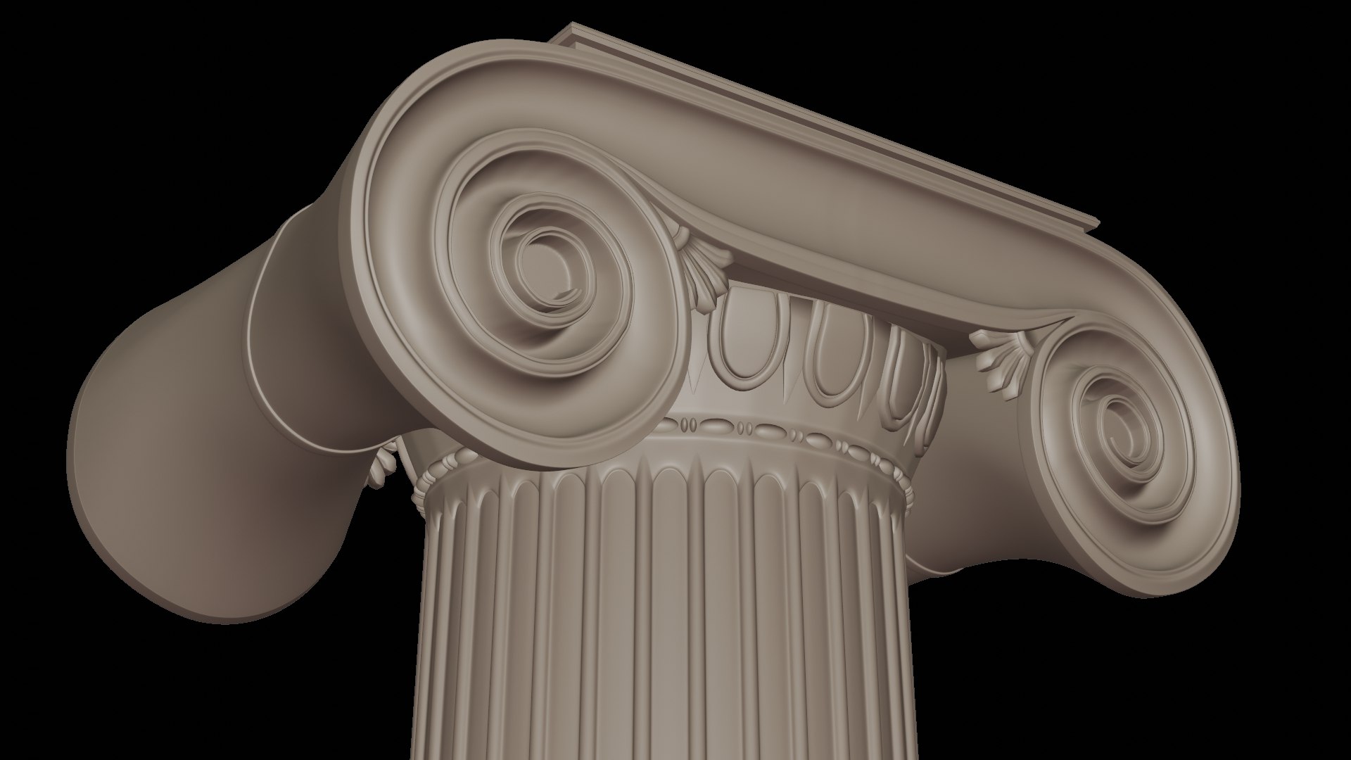 3D Ionic Column Architecture Model - TurboSquid 1538428