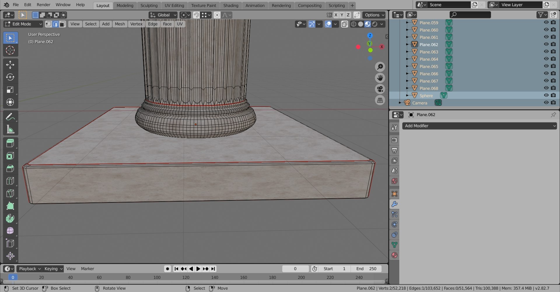 3D ionic column architecture model - TurboSquid 1538428