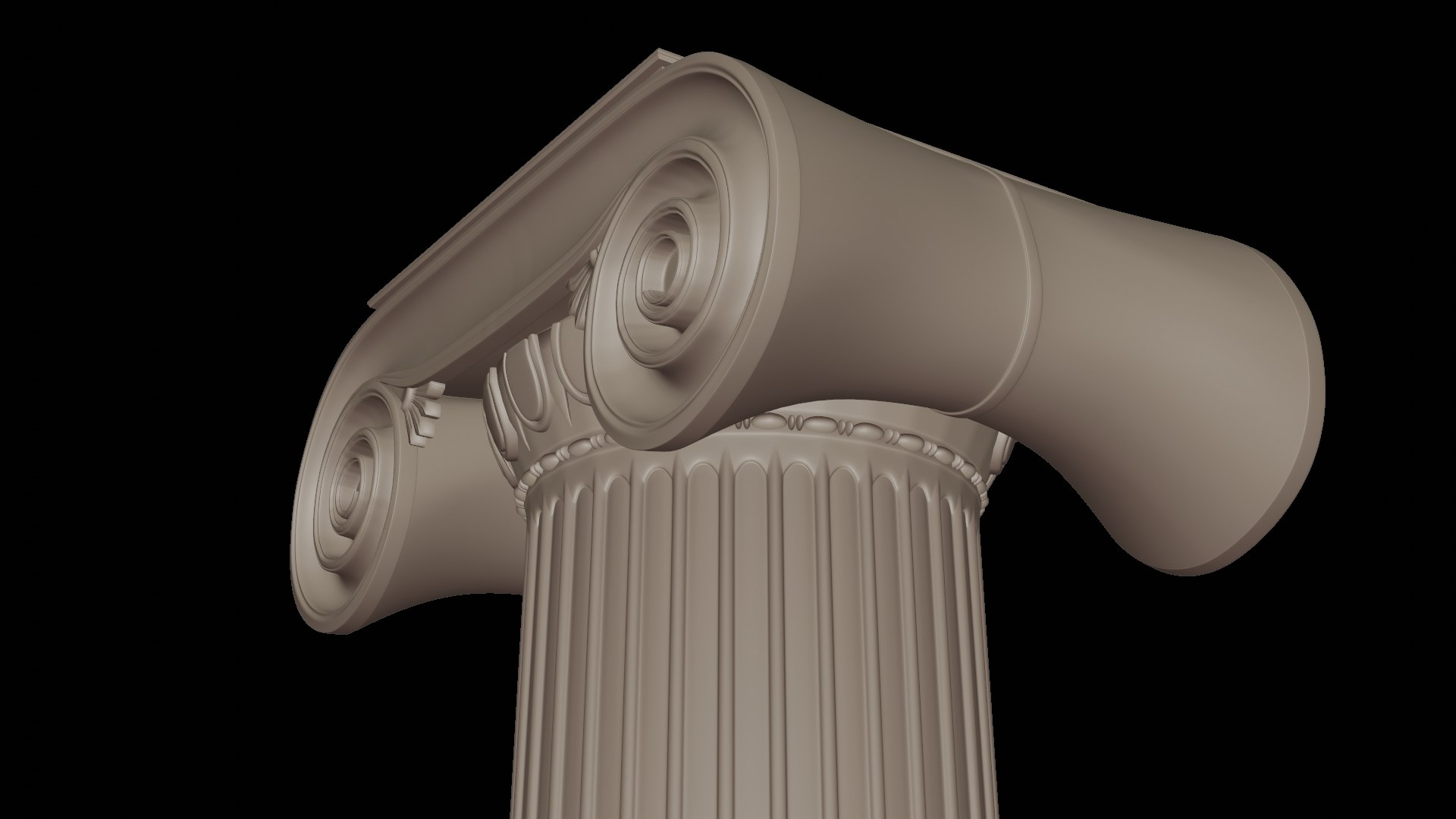 3D Ionic Column Architecture Model - TurboSquid 1538428