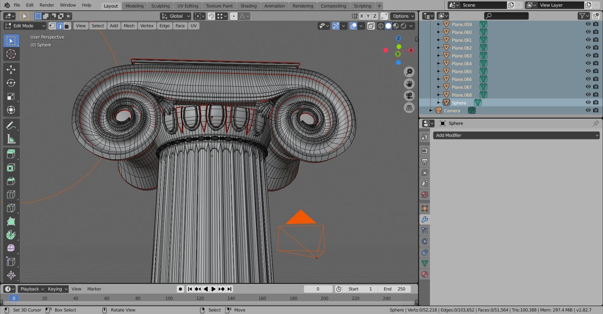 3D Ionic Column Architecture Model - TurboSquid 1538428