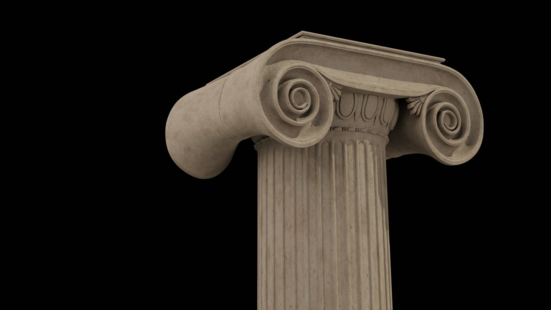 3D Ionic Column Architecture Model - TurboSquid 1538428