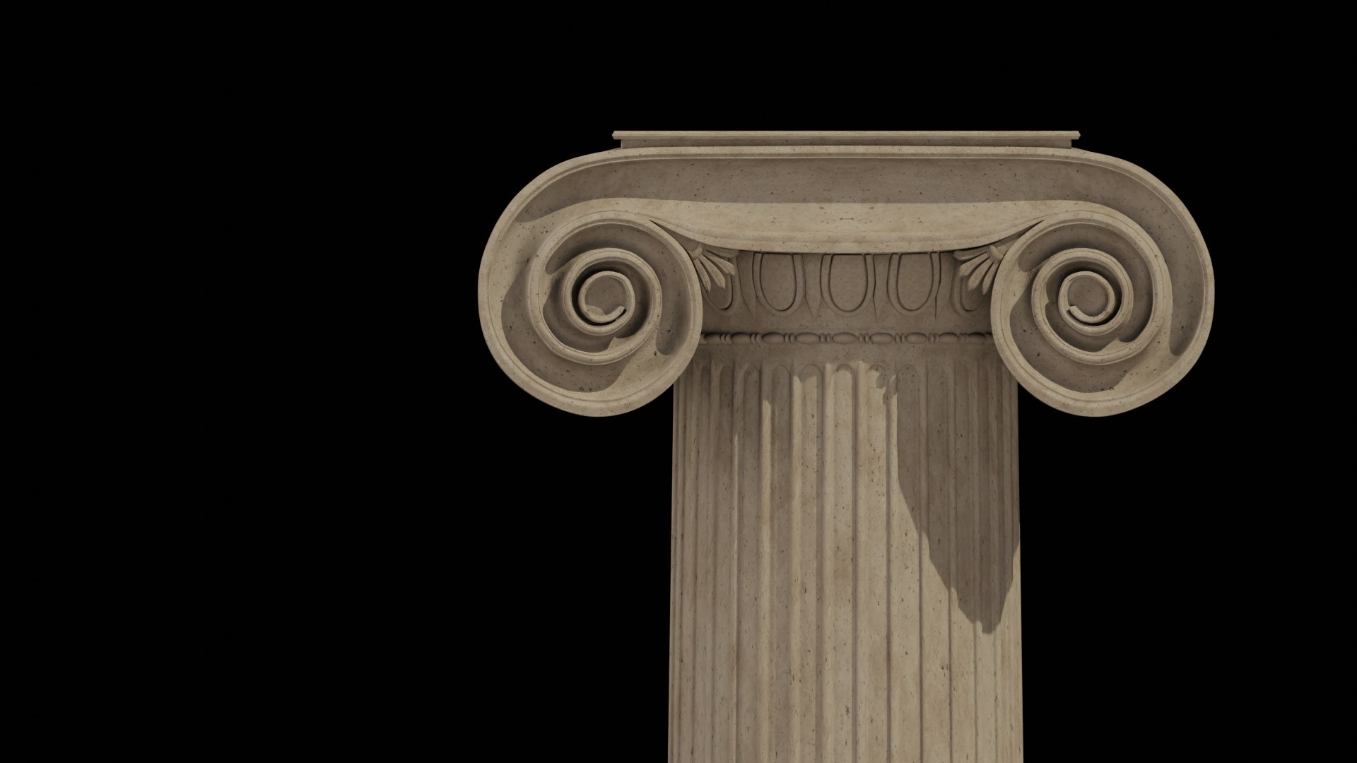 3D Ionic Column Architecture Model - TurboSquid 1538428