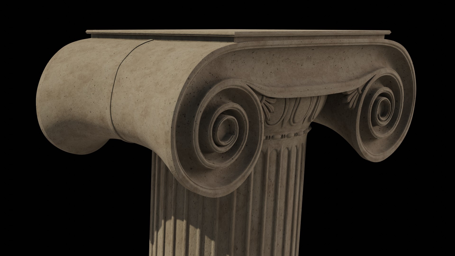 3D Ionic Column Architecture Model - TurboSquid 1538428