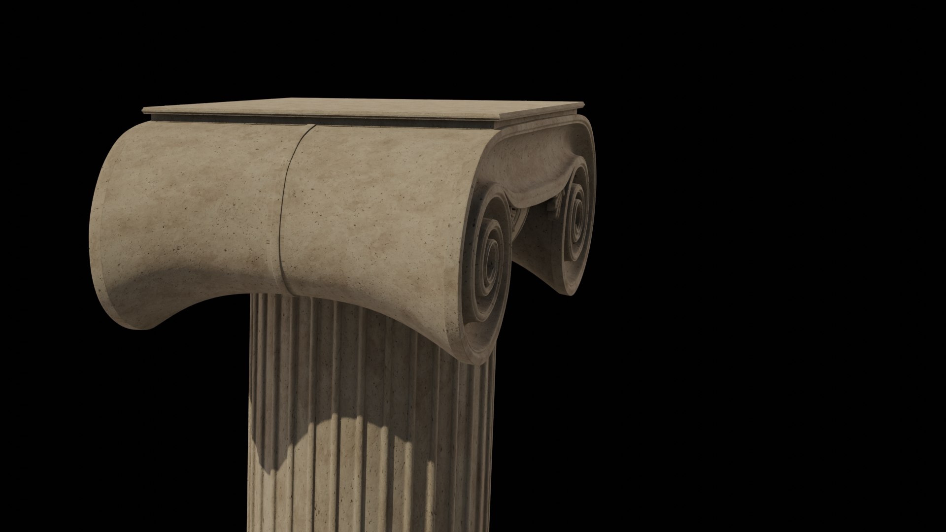 3D Ionic Column Architecture Model - TurboSquid 1538428