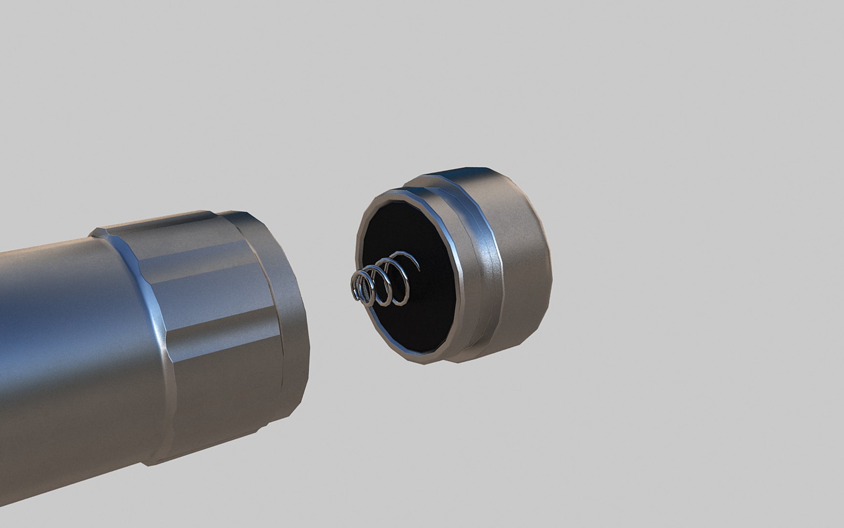 3d Led Flash Light Model