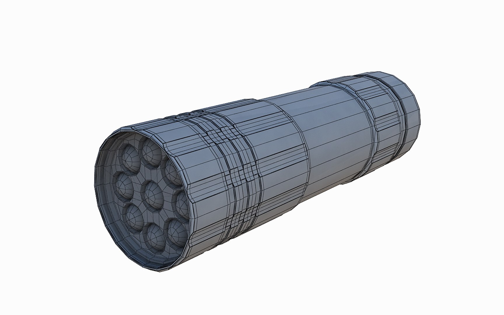 3d Led Flash Light Model