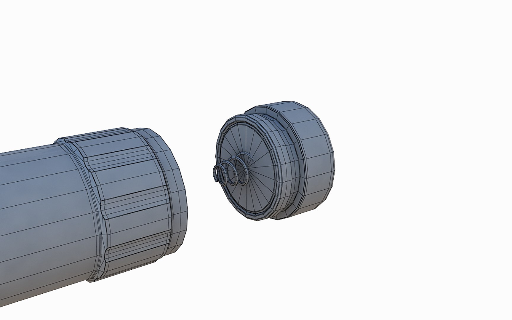 3d Led Flash Light Model