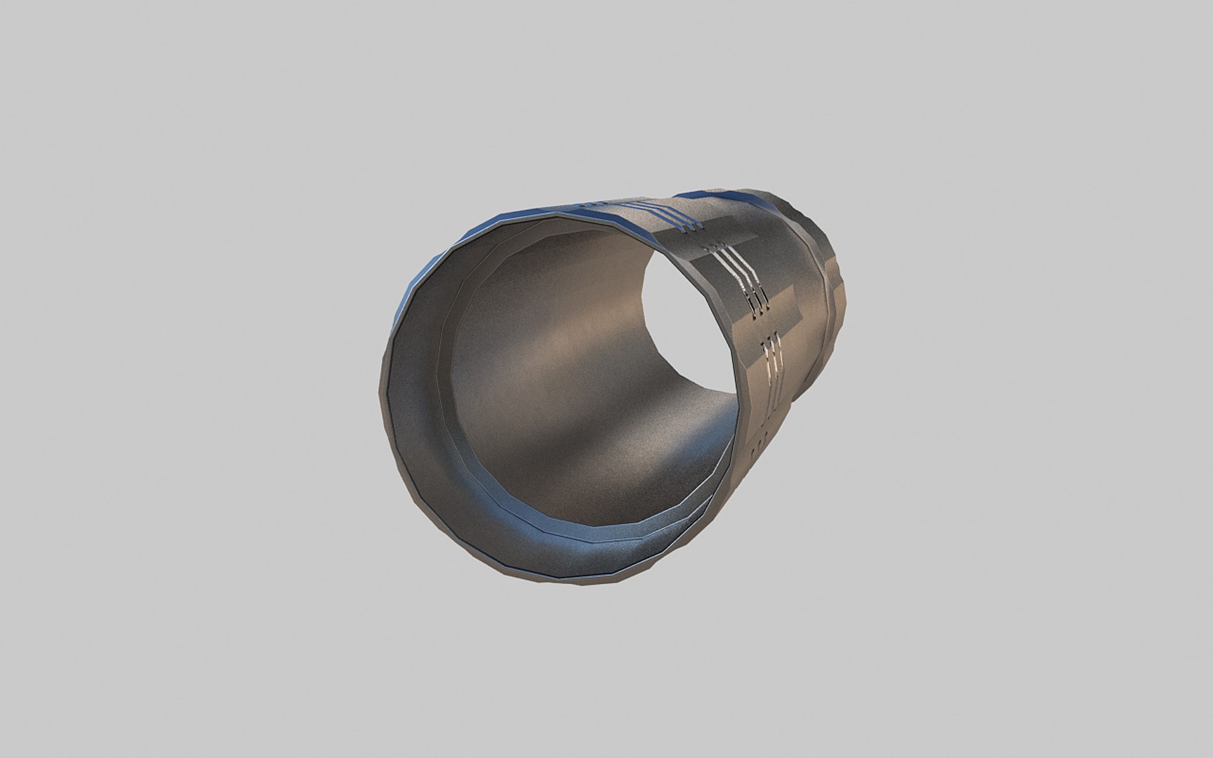 3d Led Flash Light Model