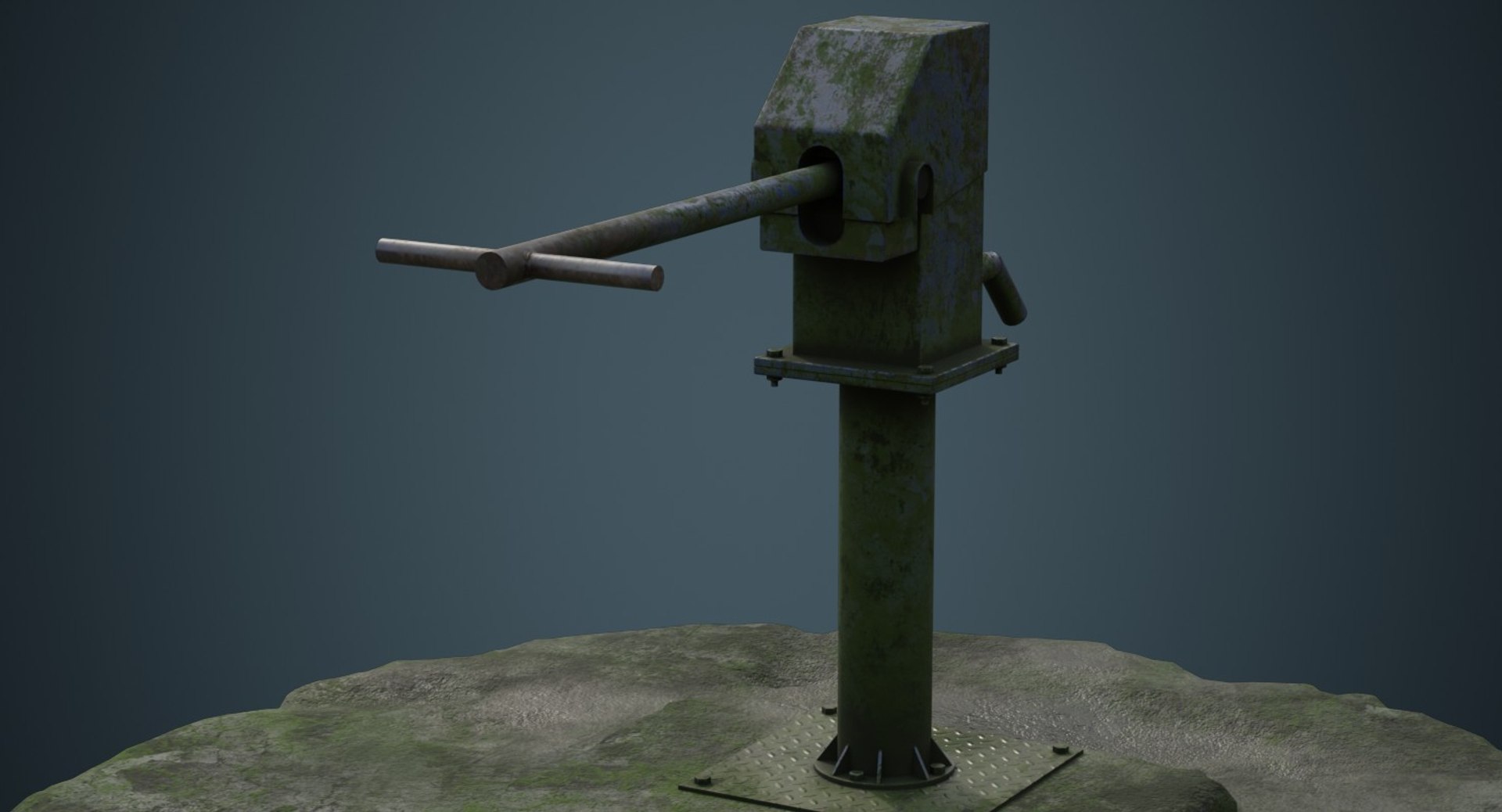 Hand Pump 3b 3D Model - TurboSquid 1649656