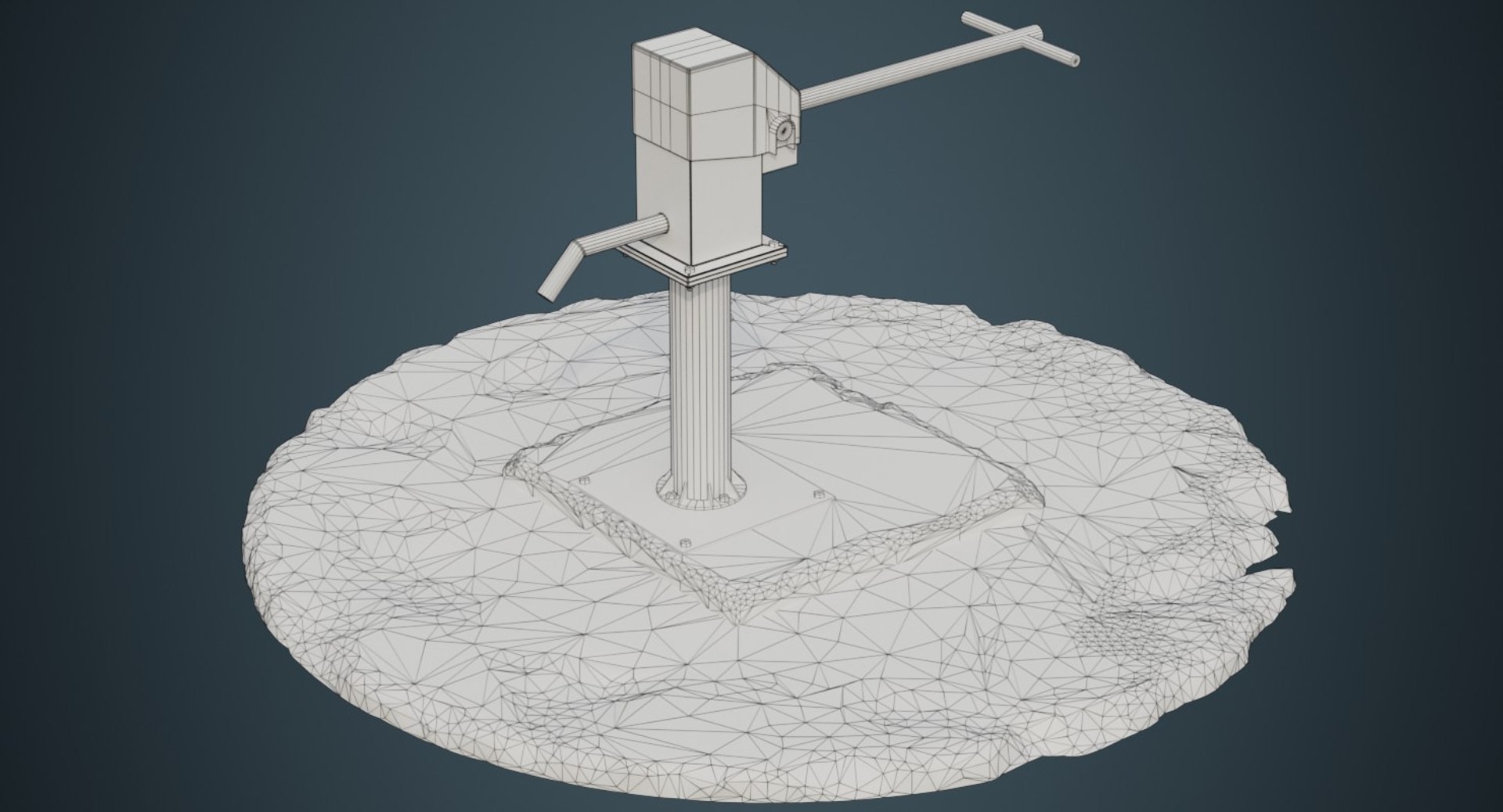 Hand Pump 3b 3D Model - TurboSquid 1649656