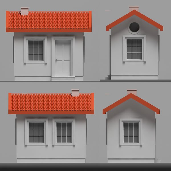 3d house home model
