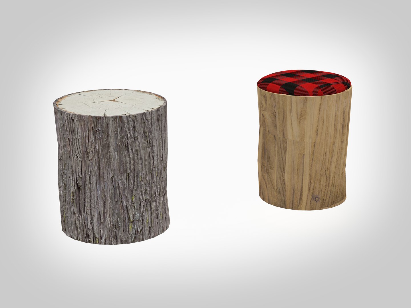 3D Wood Log Seating - TurboSquid 2277238