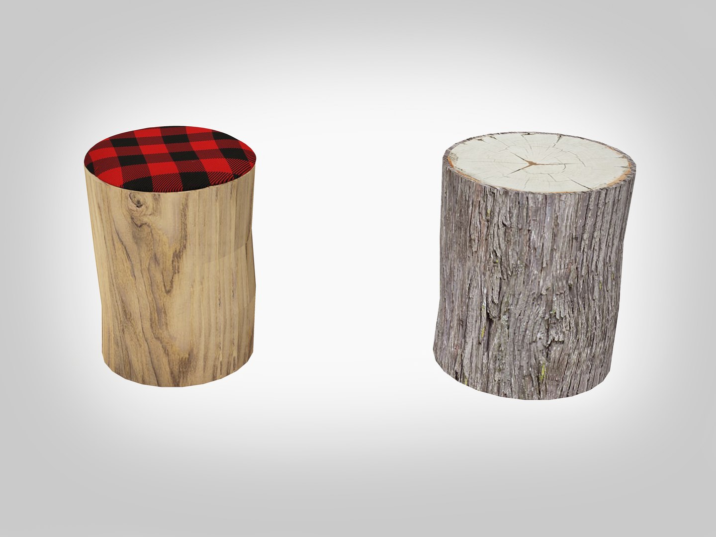 3D Wood Log Seating - TurboSquid 2277238