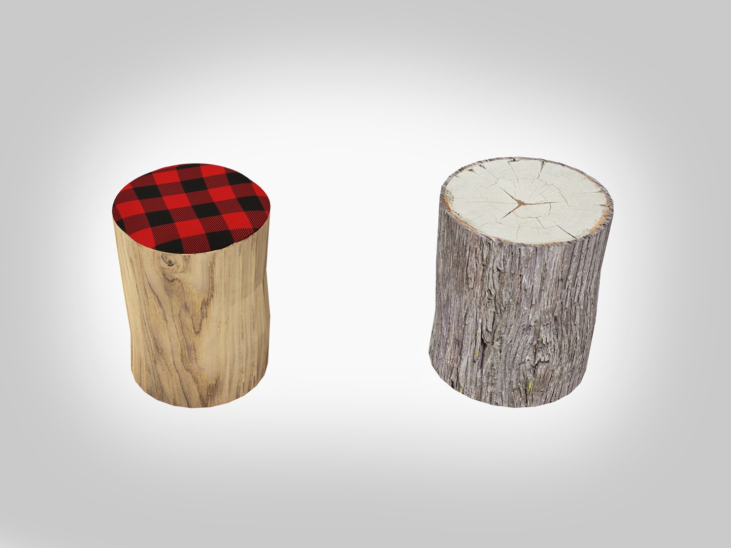 3D Wood Log Seating - TurboSquid 2277238