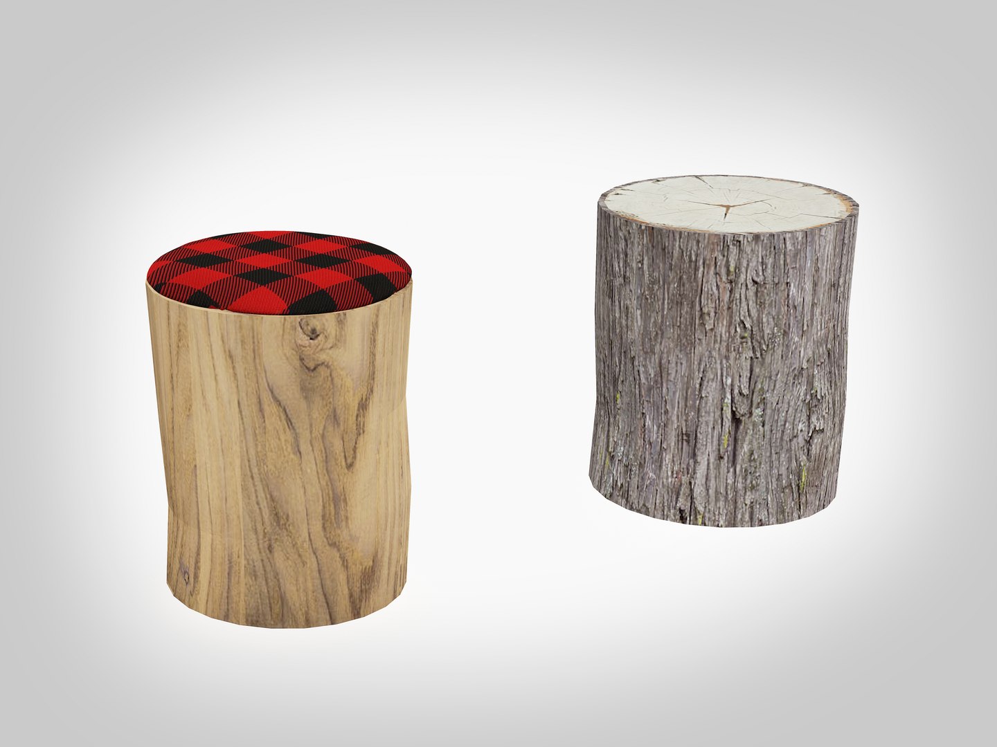 3D Wood Log Seating - TurboSquid 2277238