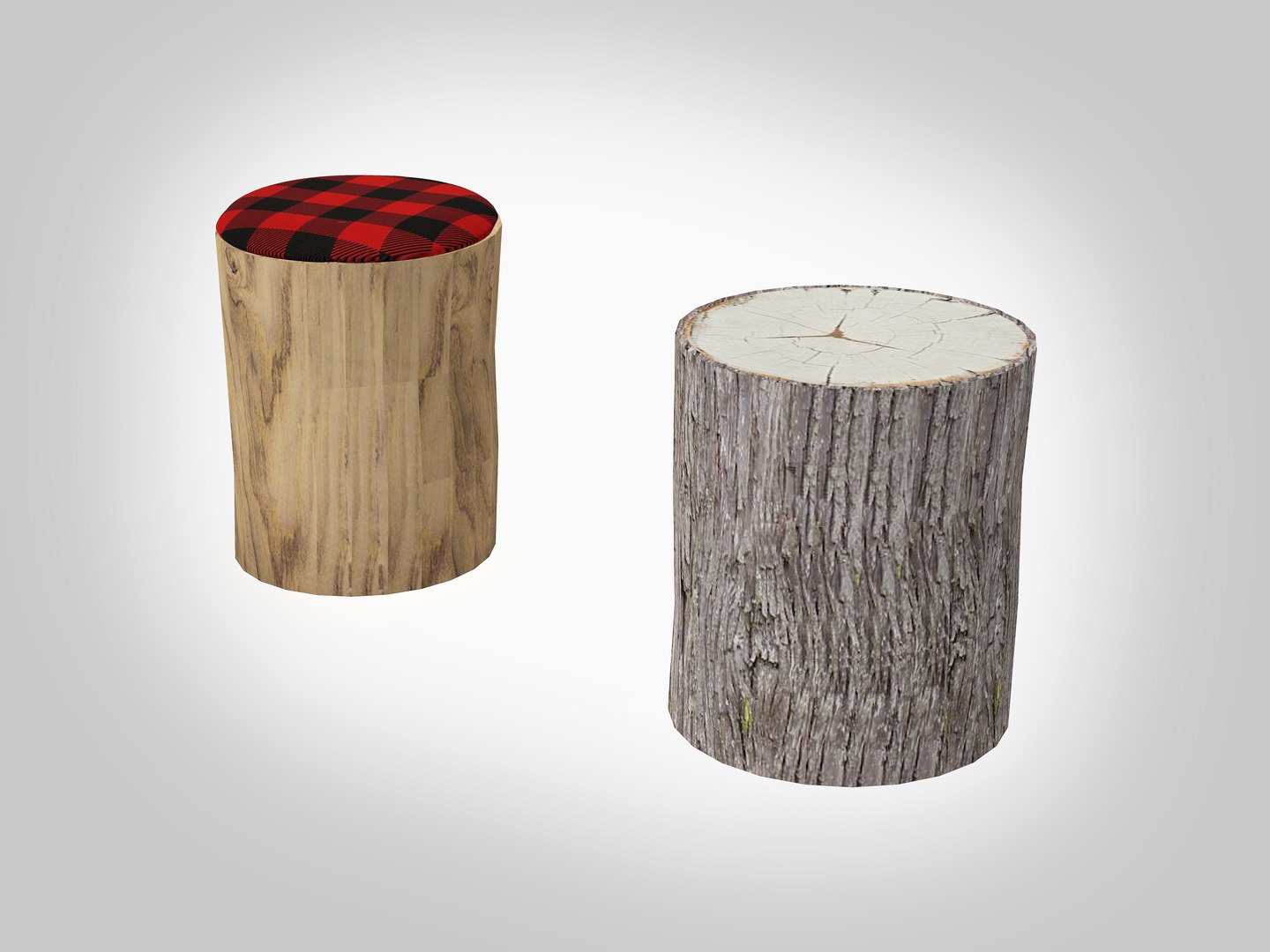 3D Wood Log Seating - TurboSquid 2277238