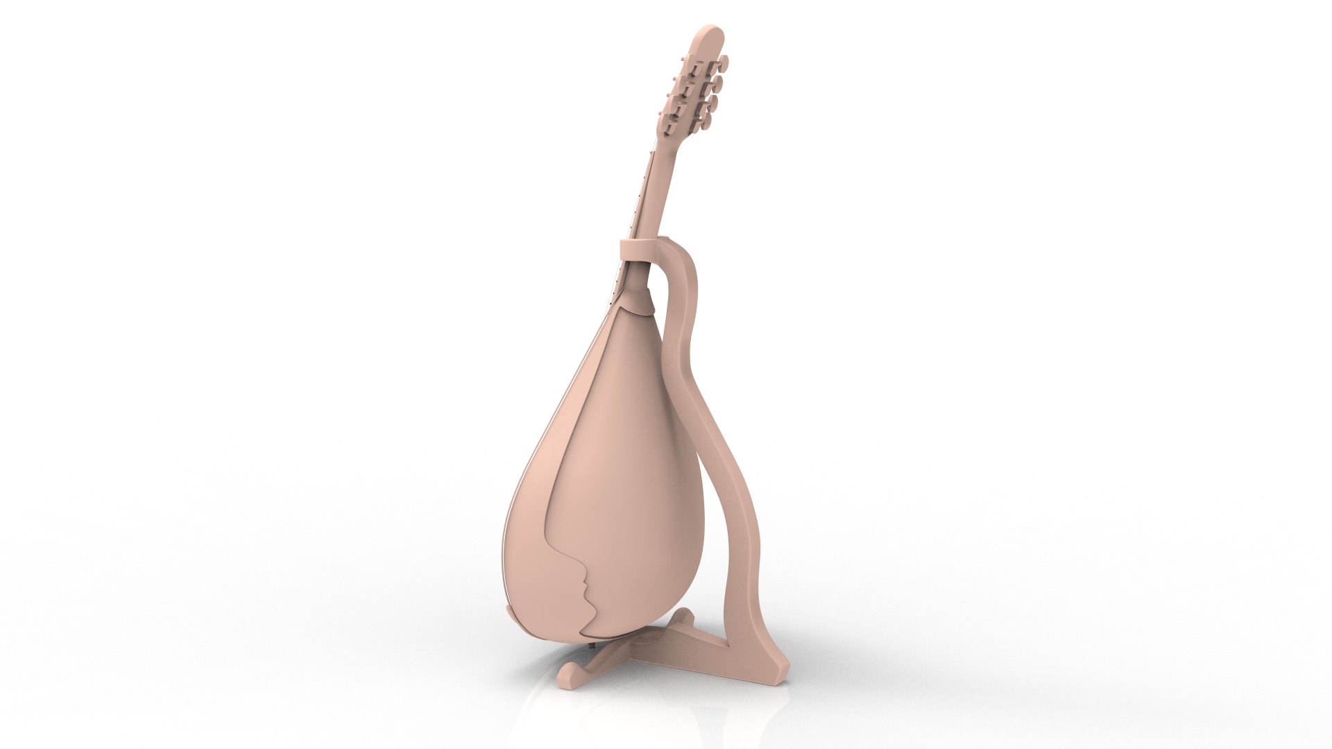 Mexican Mandolin 3D Model - TurboSquid 2132729