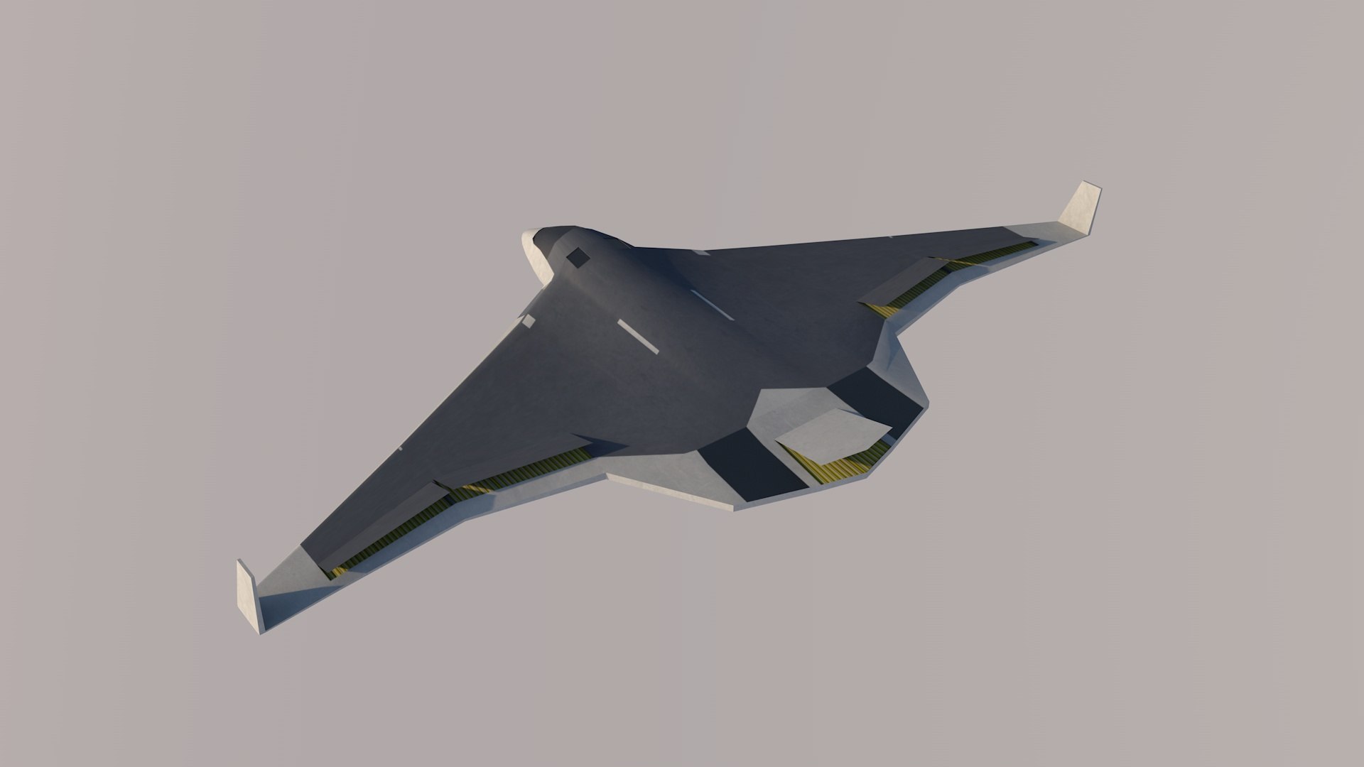Russian Stealth Bomber 3D Model - TurboSquid 2035383