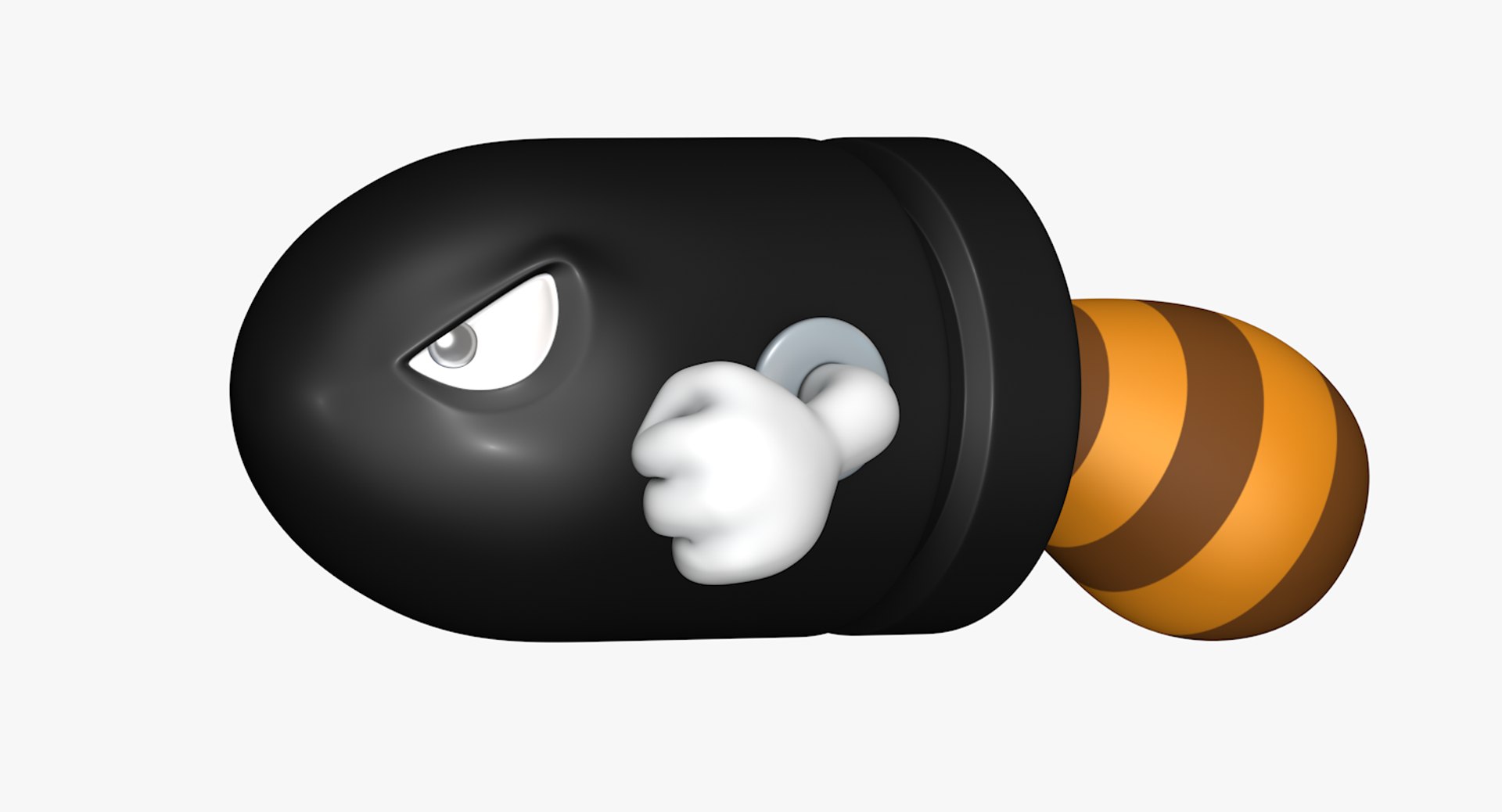 3D tail bullet bill - TurboSquid 1367369