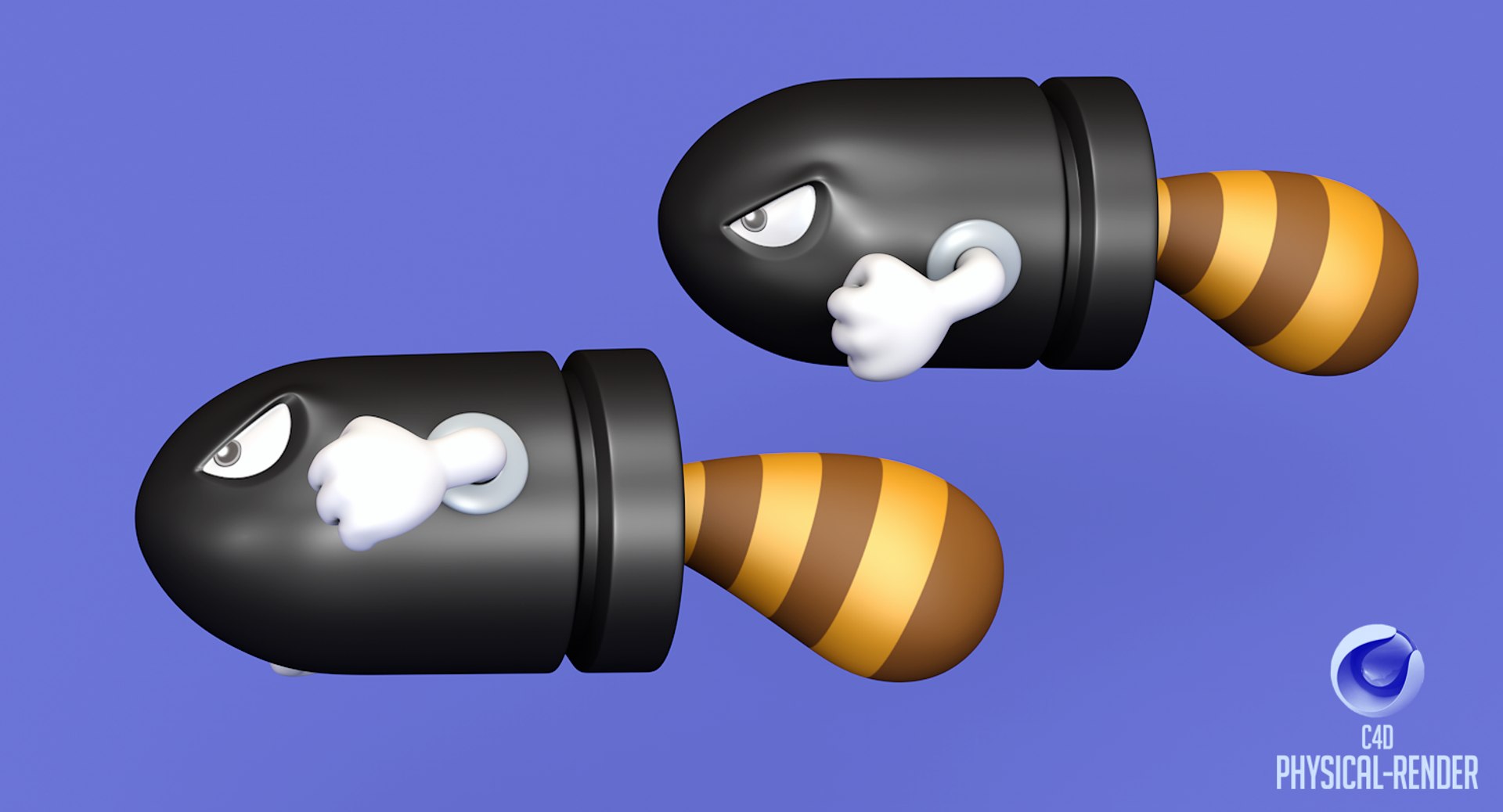 3D tail bullet bill - TurboSquid 1367369