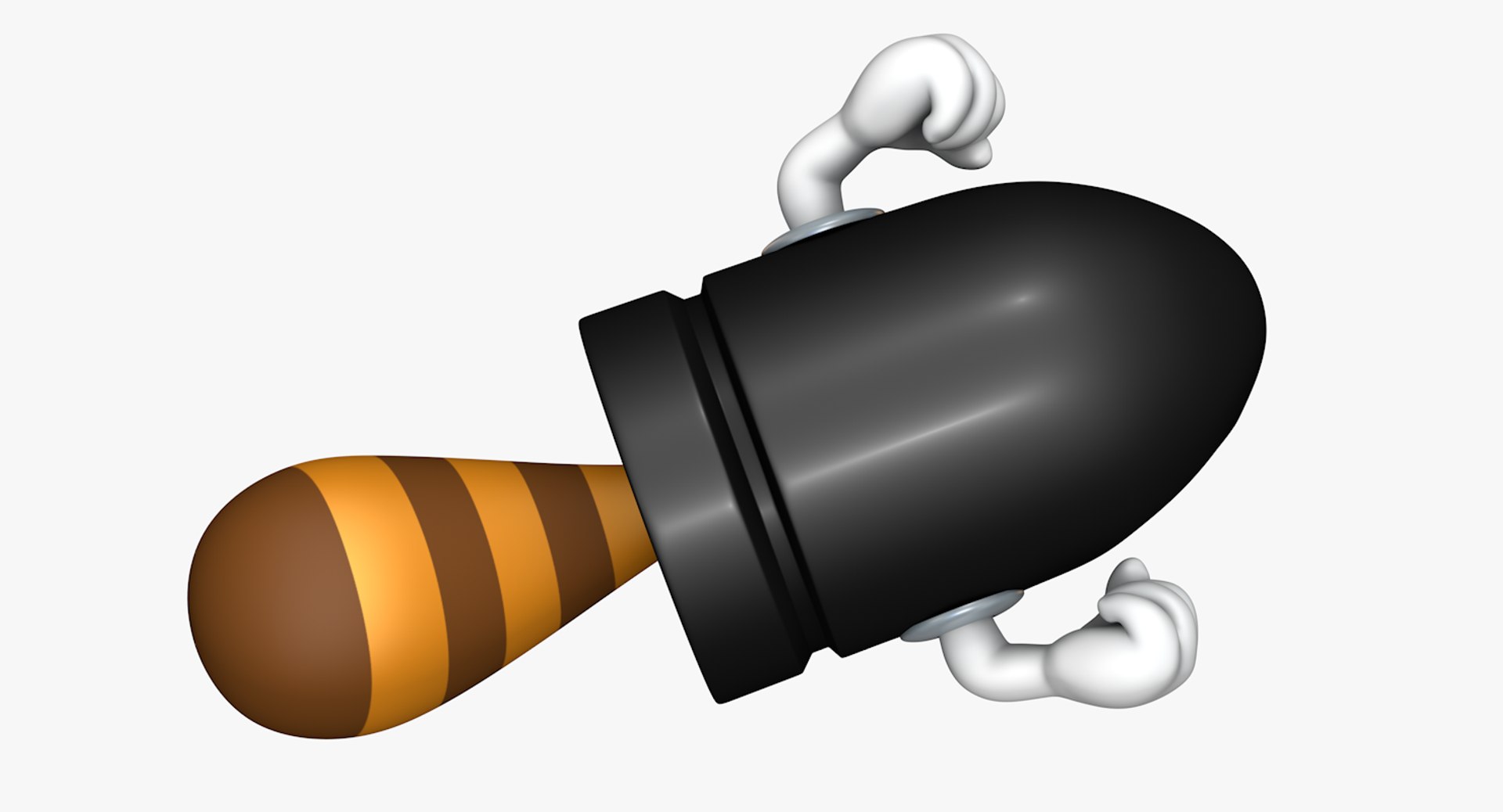 3D tail bullet bill - TurboSquid 1367369