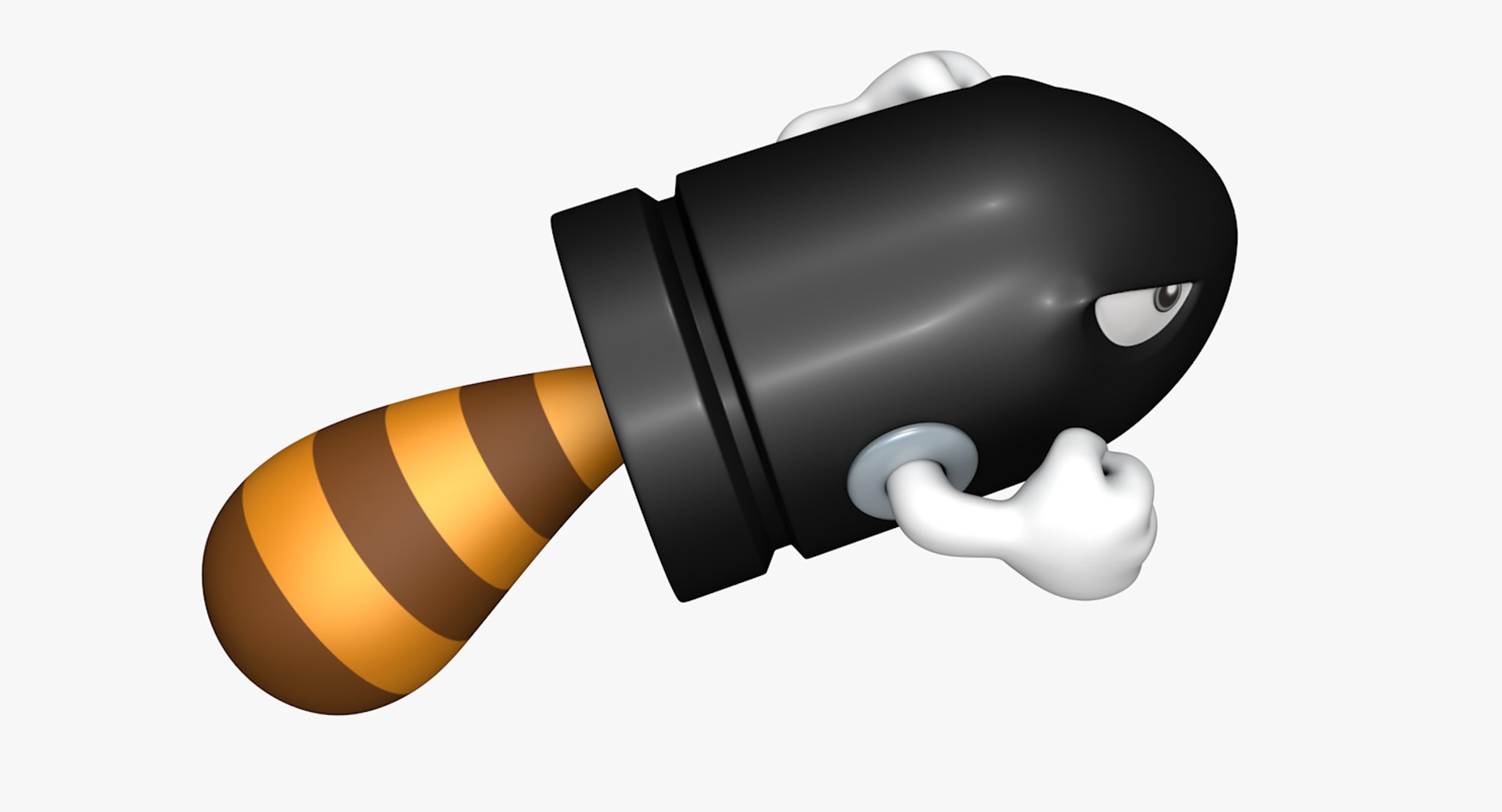 3D tail bullet bill - TurboSquid 1367369