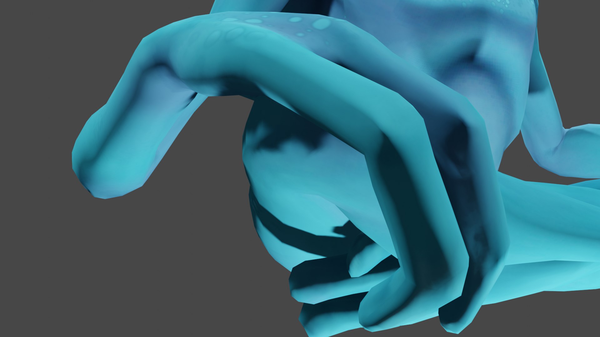 3D Sitting Alien - TurboSquid 2292414