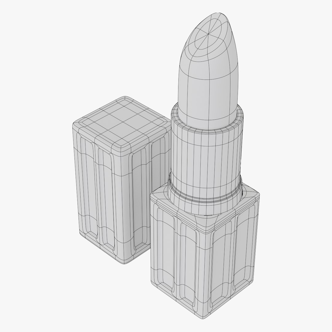 3d Model Lipstick Lips