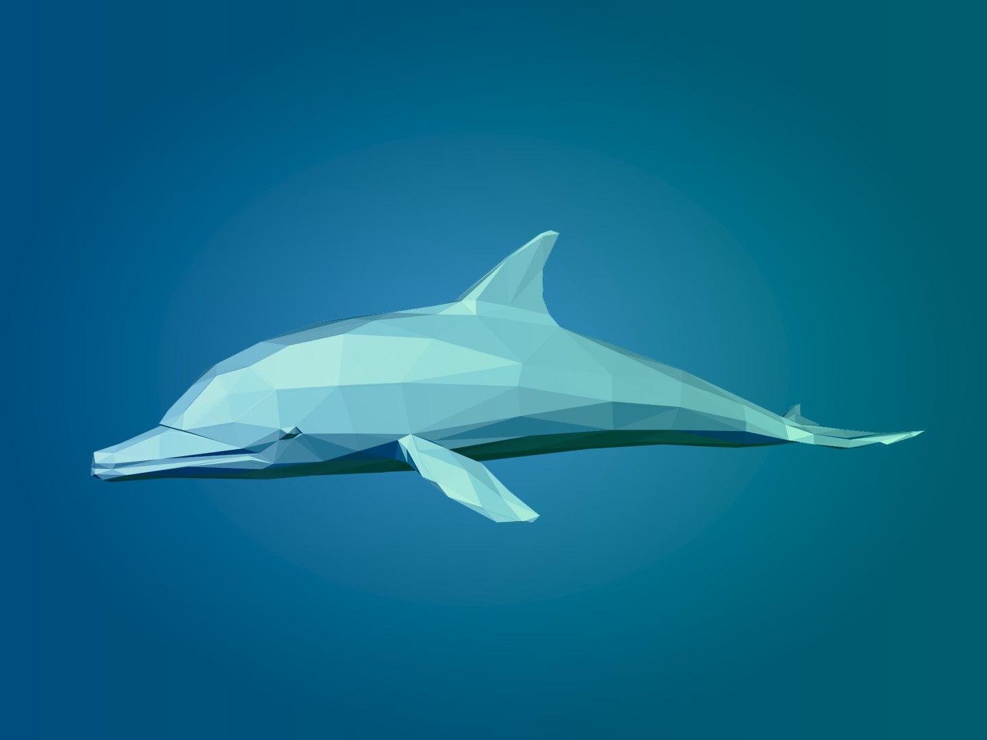 LowPoly Dolphin model - TurboSquid 1946865