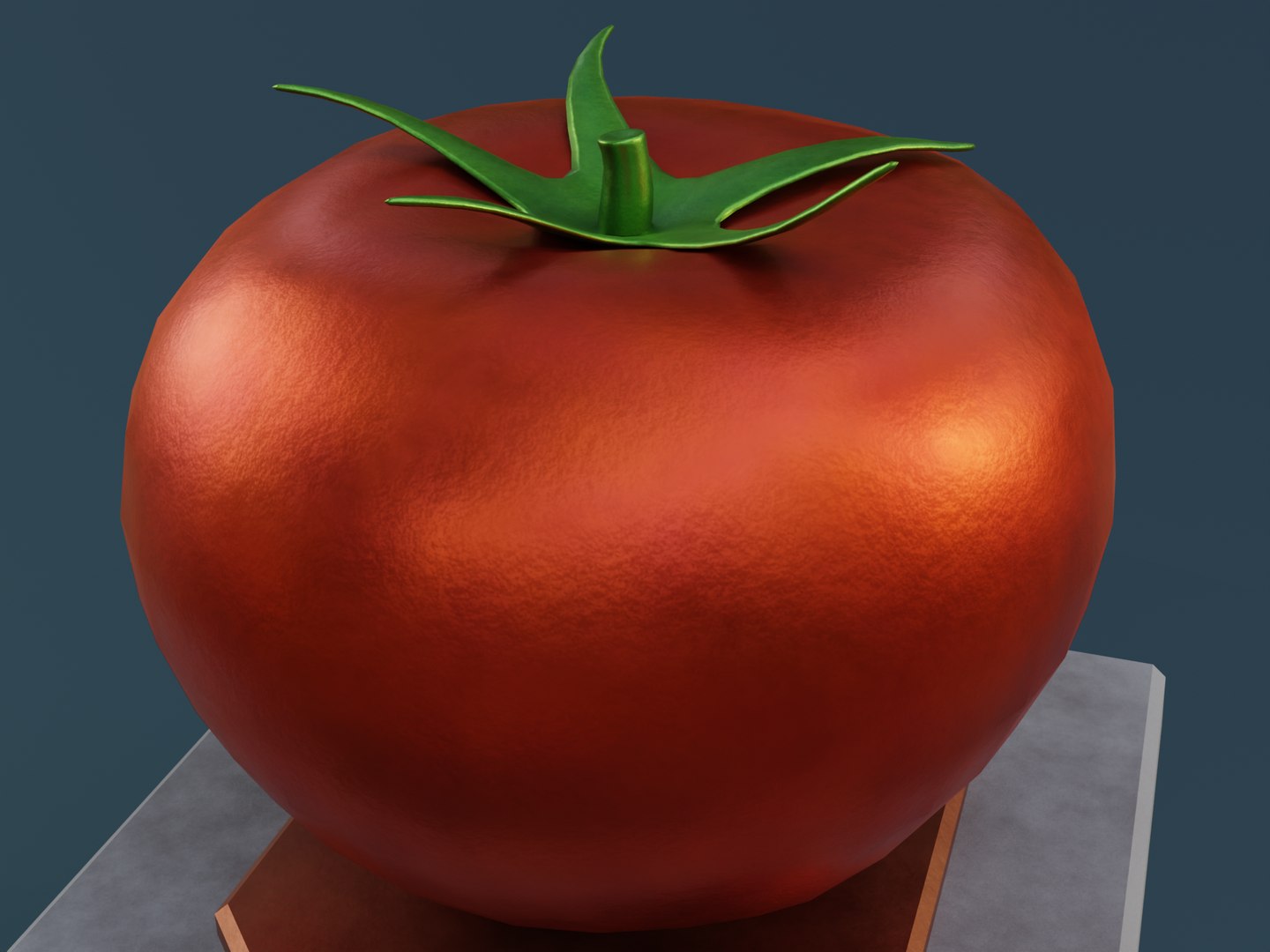 3D Tomato Monument - TurboSquid 2204275