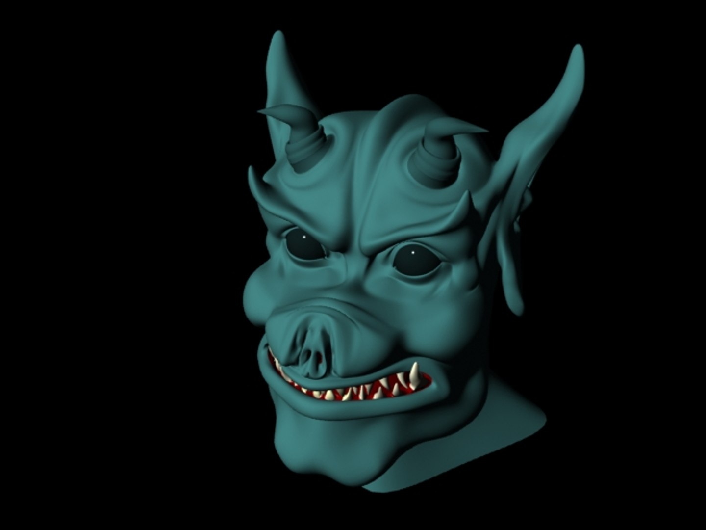 Gargoyle Head 3d Model
