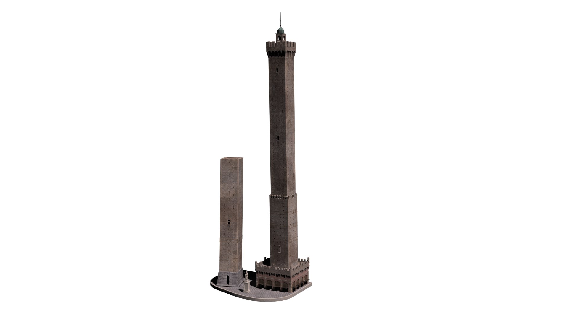3D Towers Of Bologna - TurboSquid 2153888