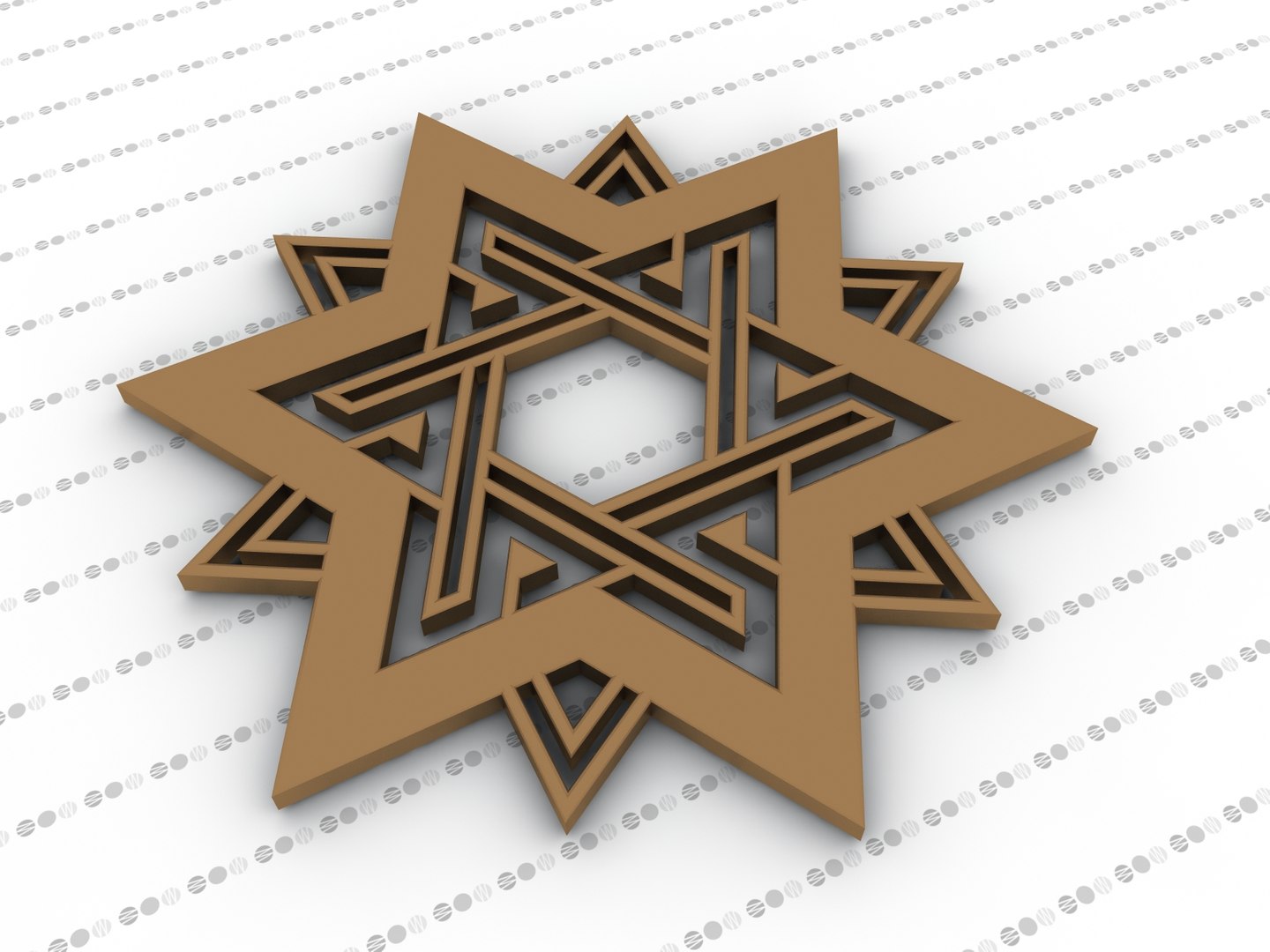 Star David 3D Model - TurboSquid 1416402